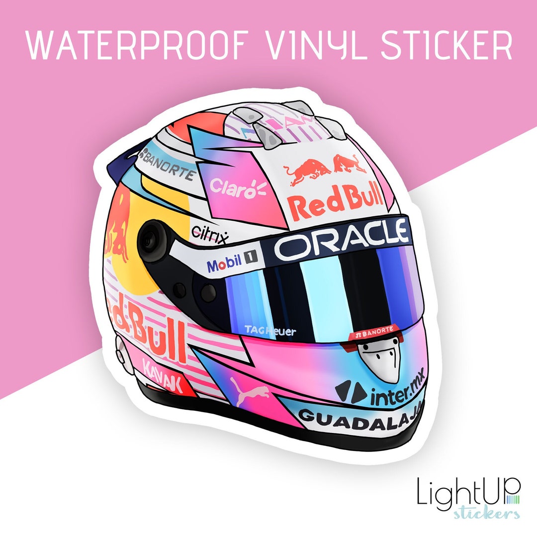 Waterproof Vinyl Sticker Fan Art of Sergio Perez Miami Grand Prix 2022 ...