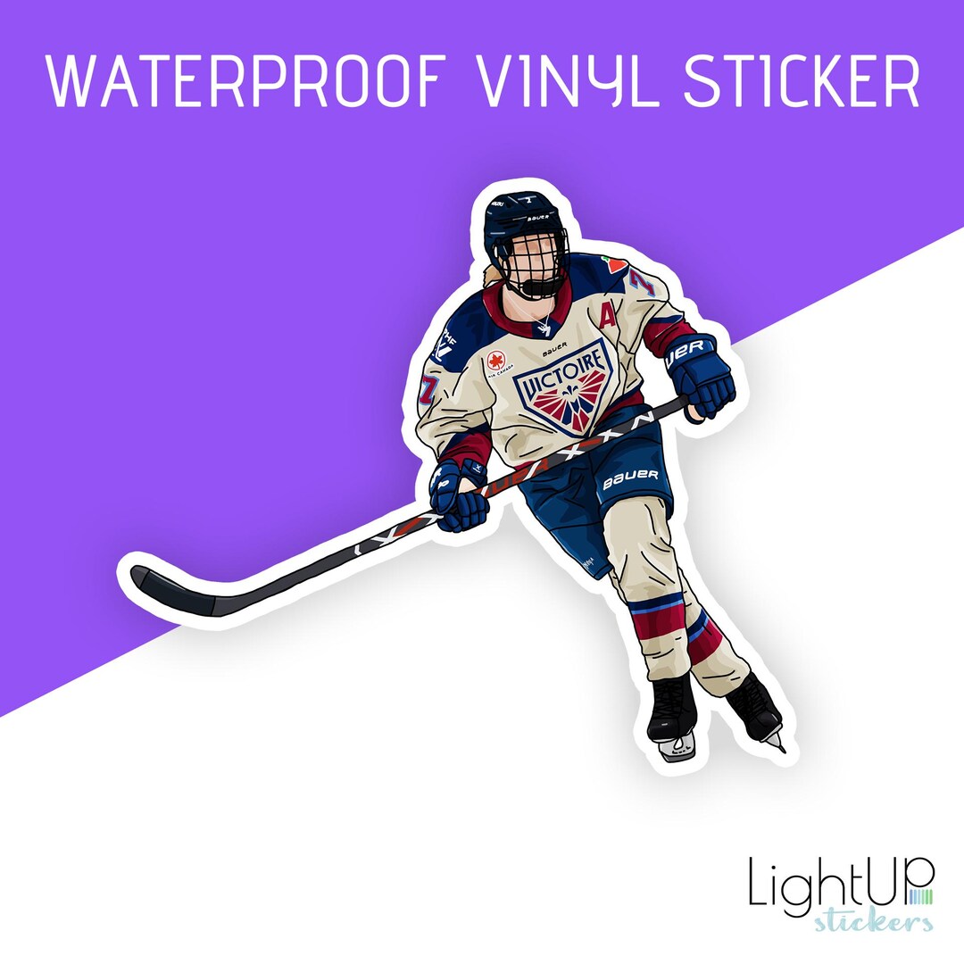 Waterproof Vinyl Sticker Fan Art Hockey Player Laura Stacey 7 Montreal ...