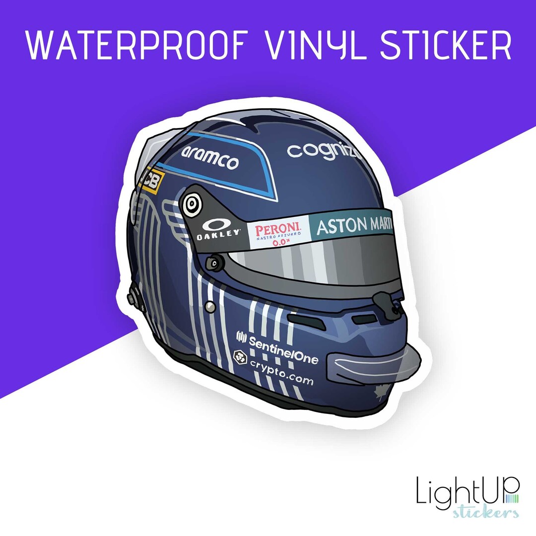 Waterproof Vinyl Sticker Fan Art Lance Stroll British Grand Prix 2023 ...