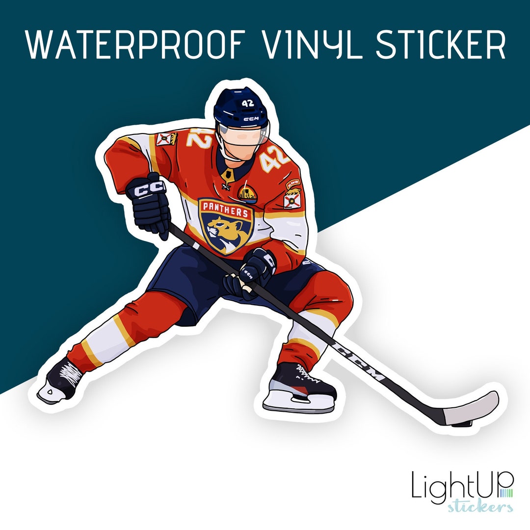 Waterproof Vinyl Sticker Fan Art of Gustav Forsling Florida Panthers ...