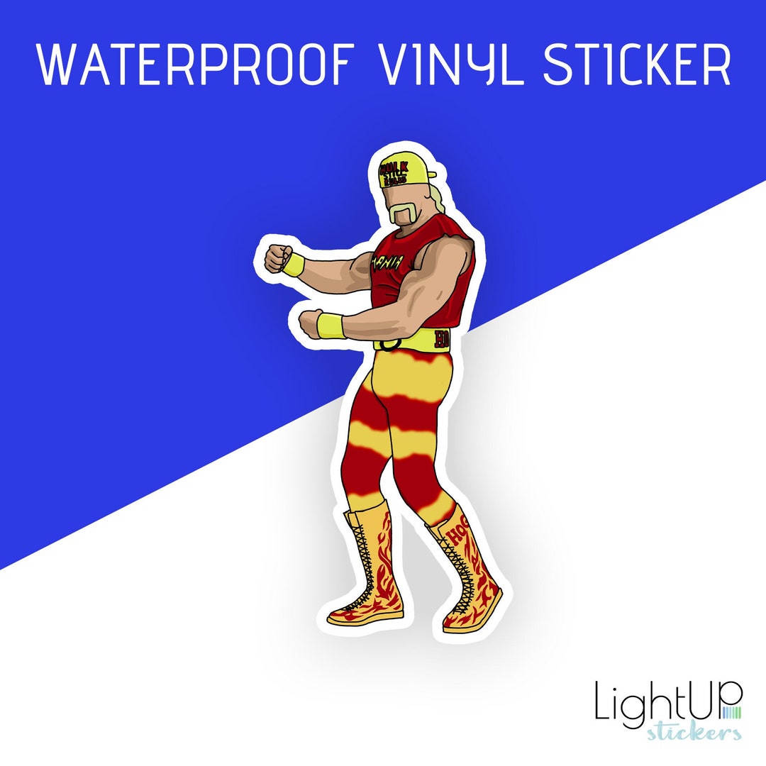Waterproof Vinyl Sticker Fan Art of Hulk Hogan Wrestling Sticker - Etsy