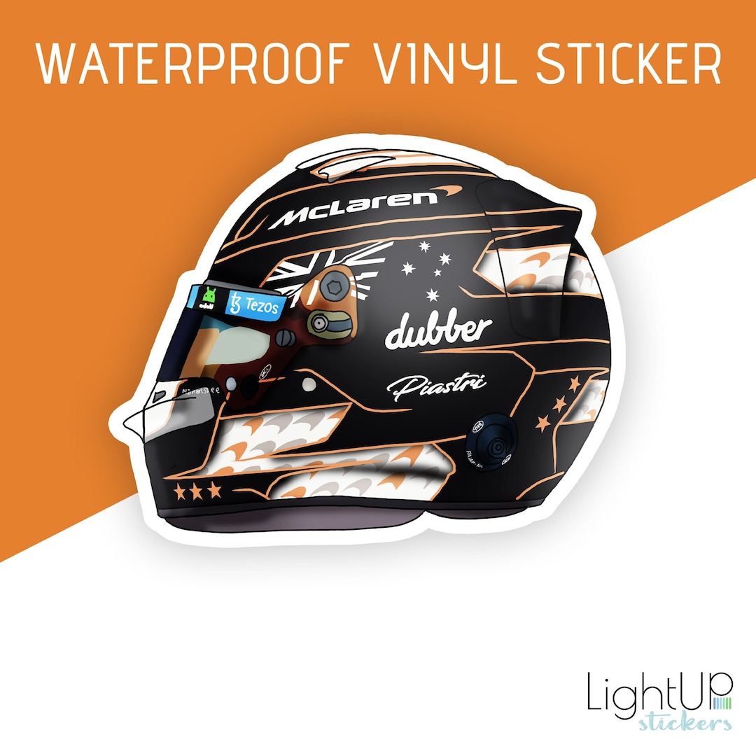 Waterproof Vinyl Sticker Fan Art Oscar Piastri Monaco Grand Prix 2023 ...