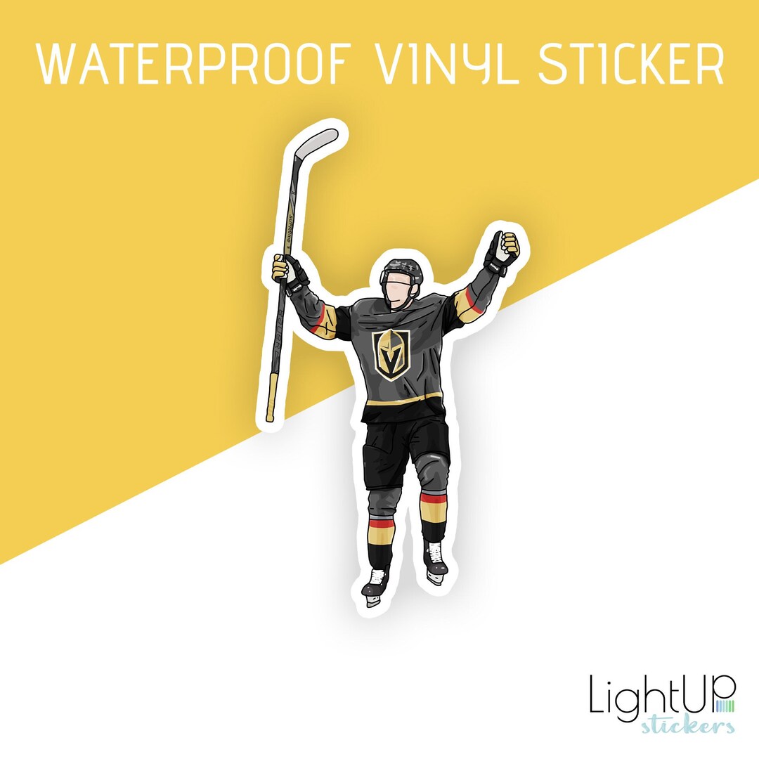 Waterproof Vinyl Sticker Fan Art Jack Eichel 9 Las Vegas Golden Knights ...