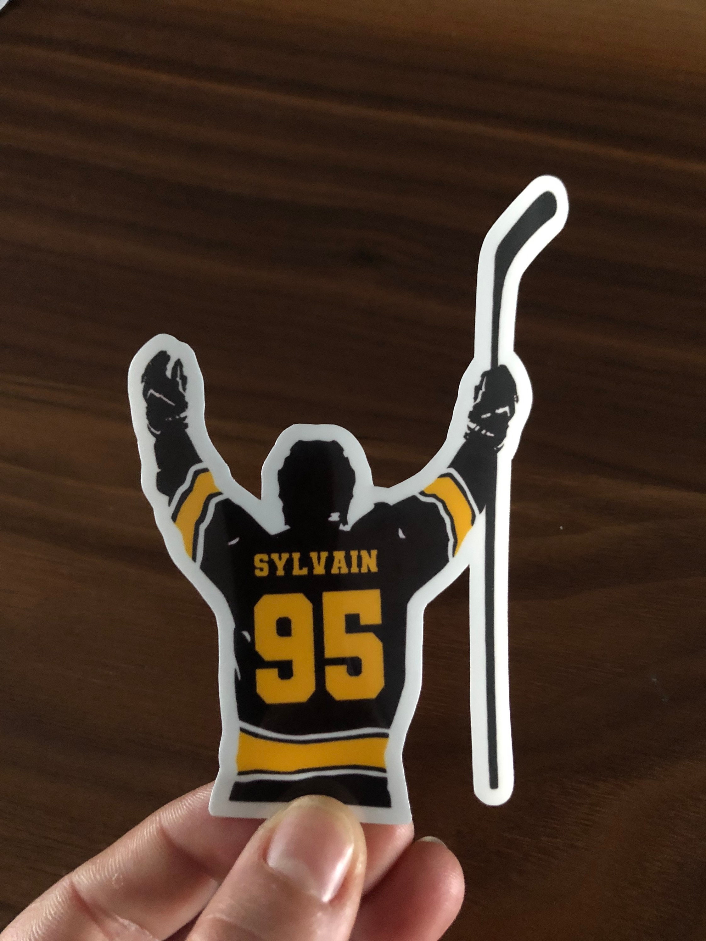 Customizable Vinyl Sticker Hockey Player With Personalized - Etsy Canada