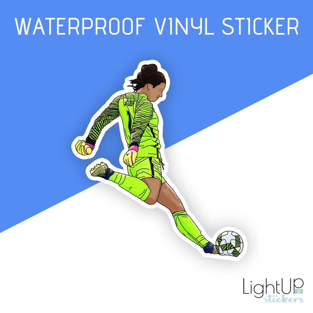 Waterproof Vinyl Sticker Fan Art Women Soccer Player Hope Solo ...