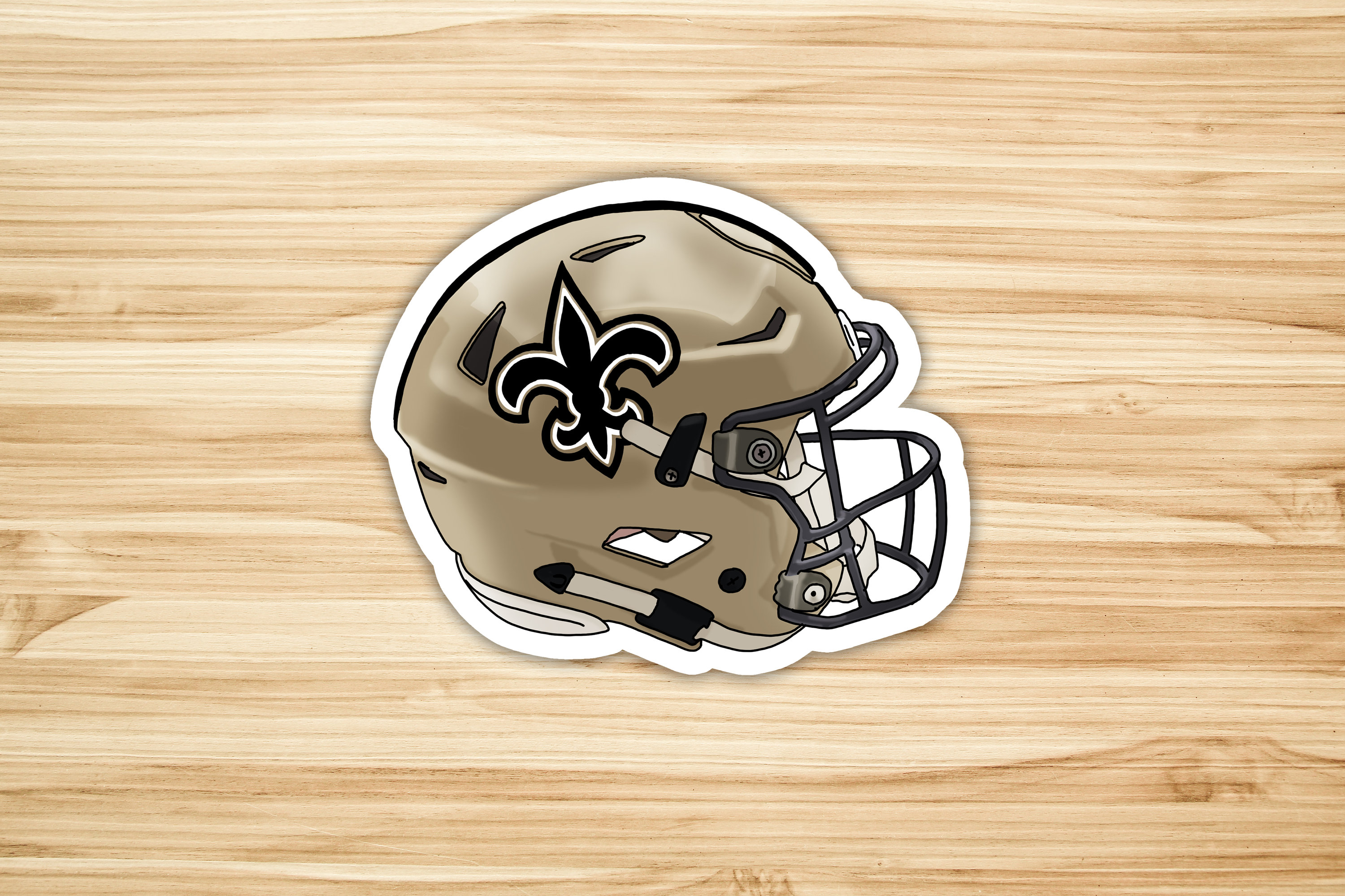 Waterproof Vinyl Sticker Fan Art of New Orleans Saints - Etsy