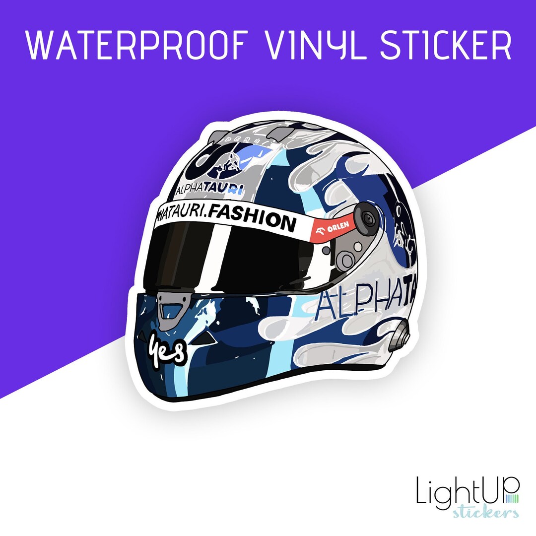 Waterproof Vinyl Sticker Fan Art Daniel Ricciardo Las Vegas Grand Prix ...