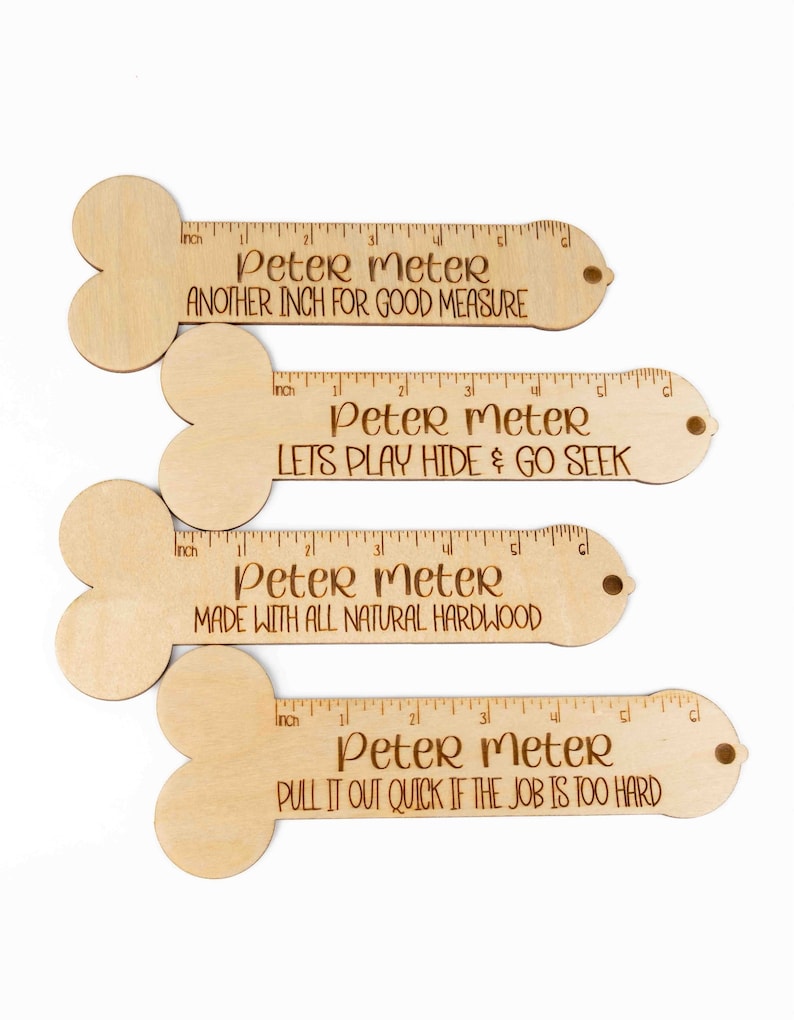 Peter Meter Ruler, Pun Intended, Adult Humor, Peter Meter, Gag Gifts ...