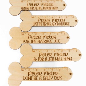 Peter Meter Ruler, Pun Intended, Adult Humor, Peter Meter, Gag Gifts ...