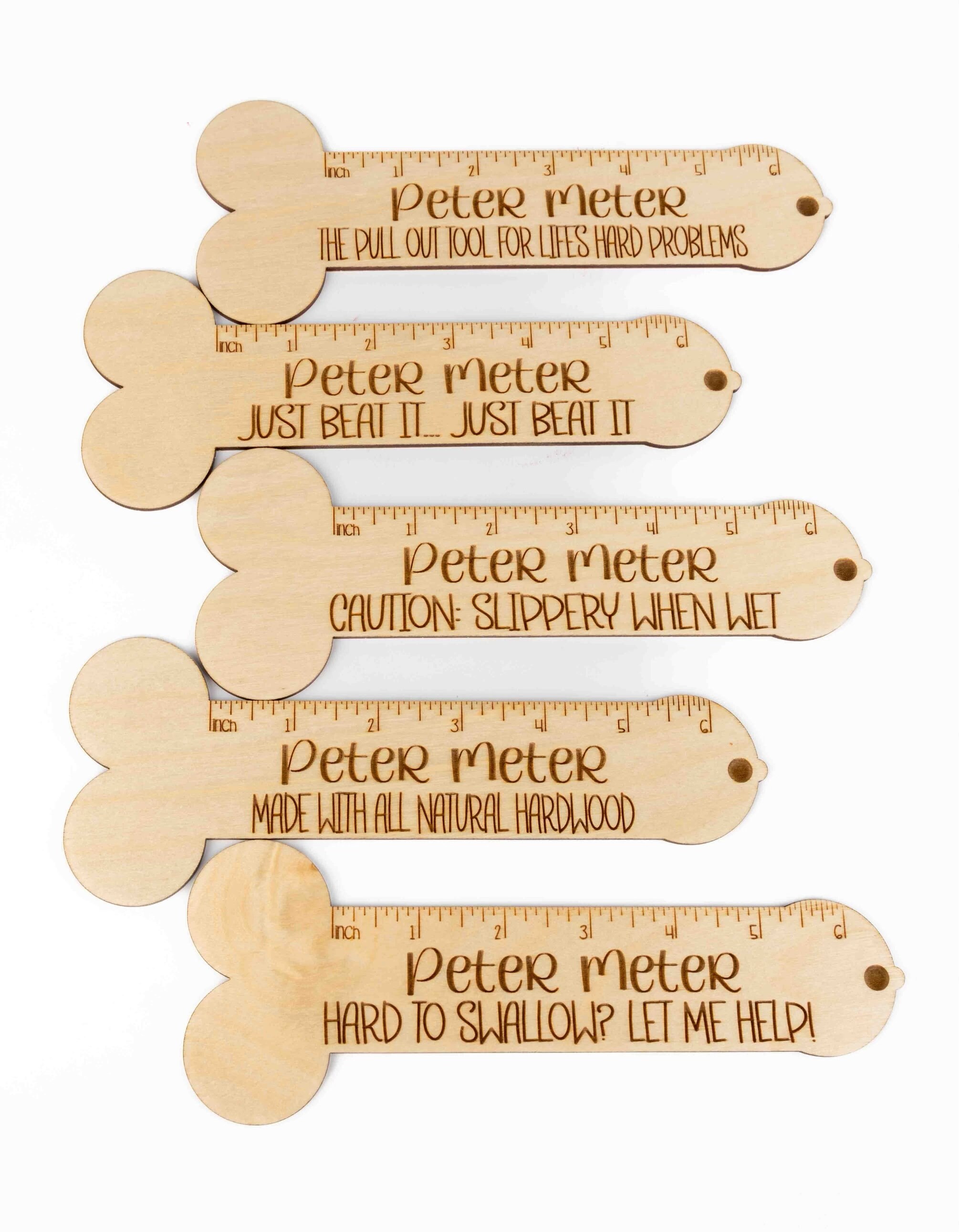 Peter Meter Ruler, Pun Intended, Adult Humor, Peter Meter, Gag Gifts ...