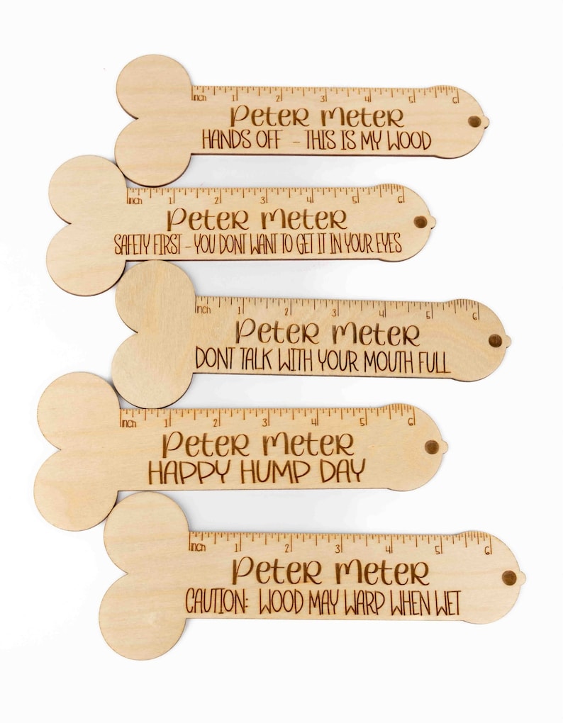 Peter Meter Ruler, Pun Intended, Adult Humor, Peter Meter, Gag Gifts ...