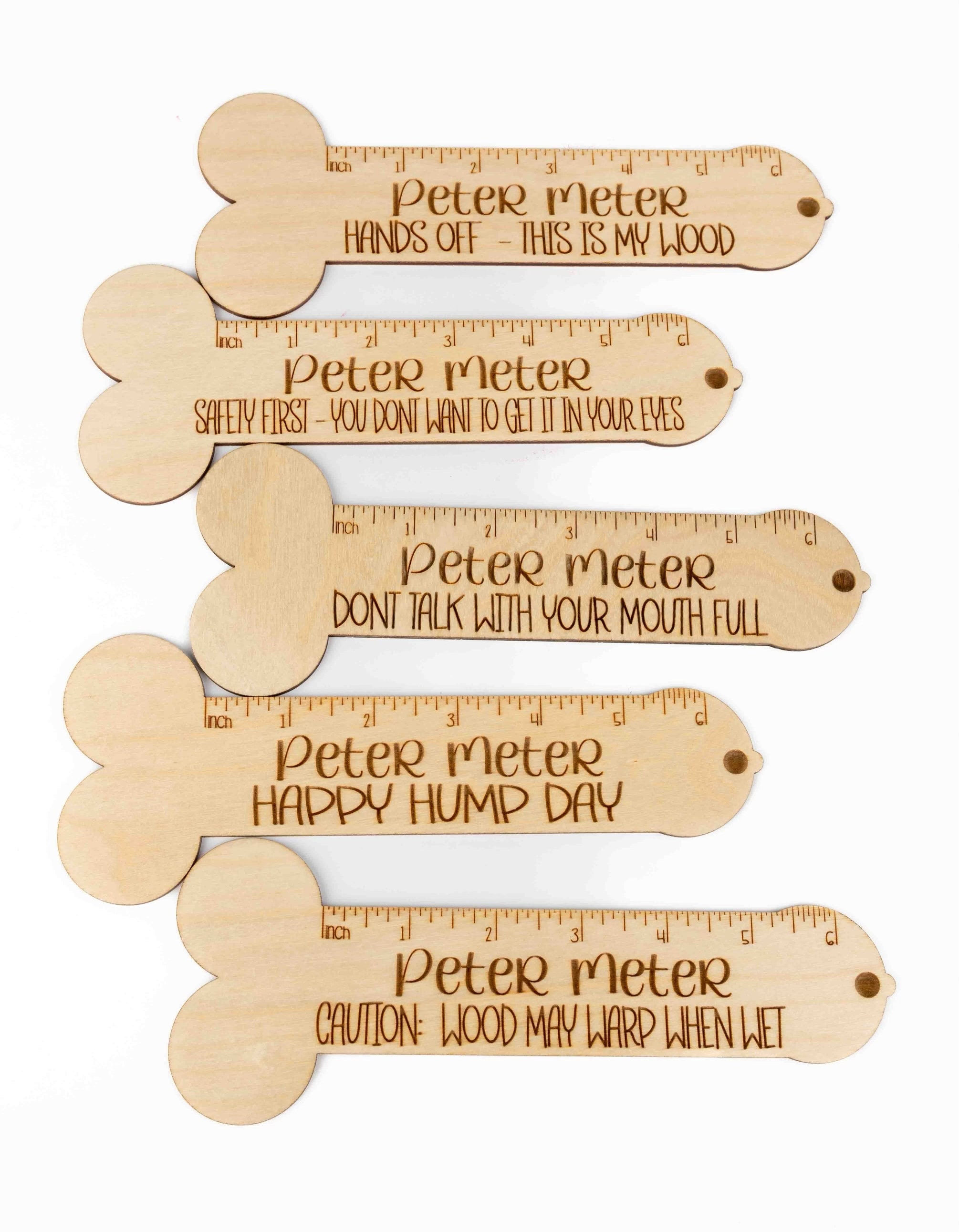 Peter Meter Ruler, Pun Intended, Adult Humor, Peter Meter, Gag Gifts ...