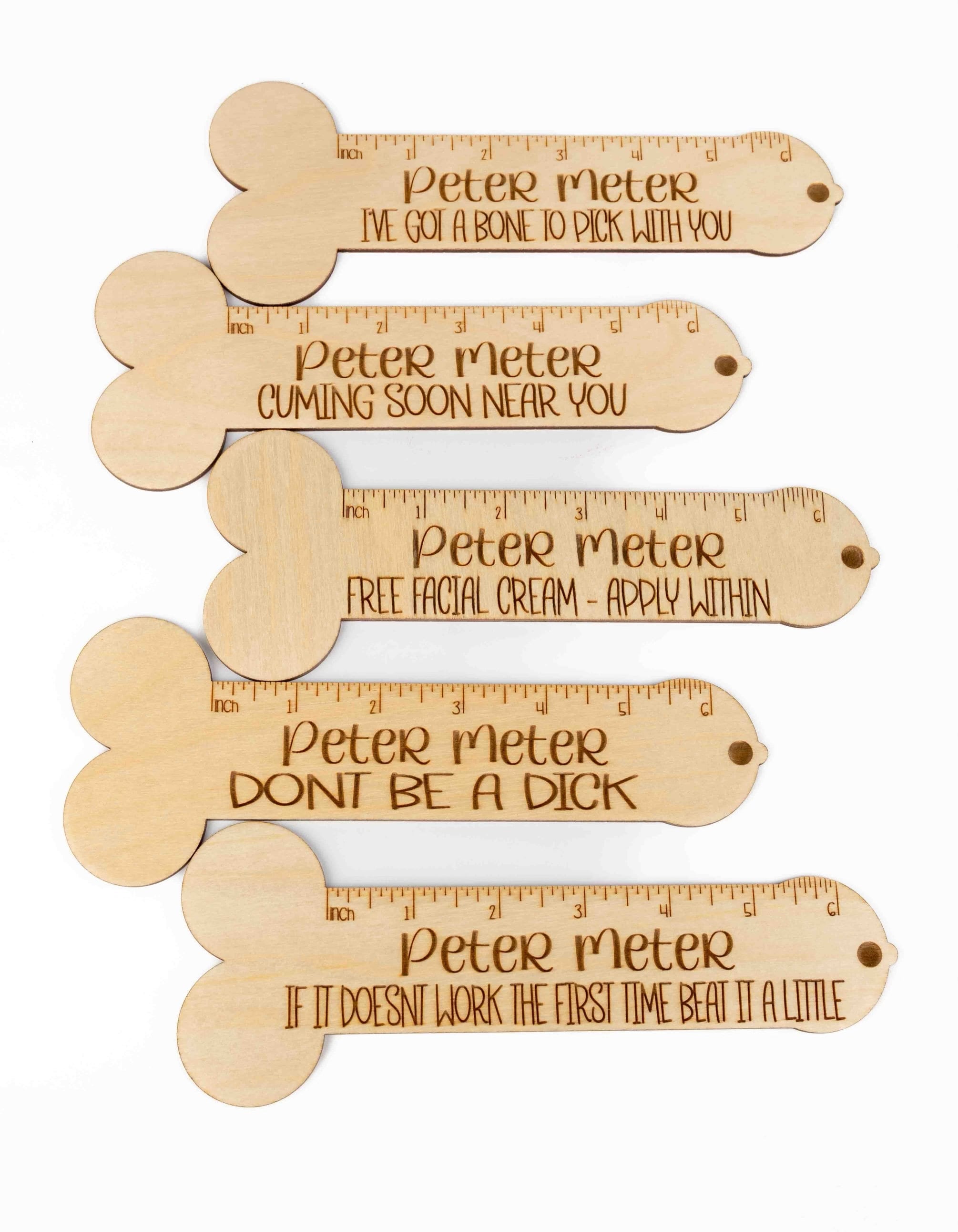 Peter Meter Ruler, Pun Intended, Adult Humor, Peter Meter, Gag Gifts ...
