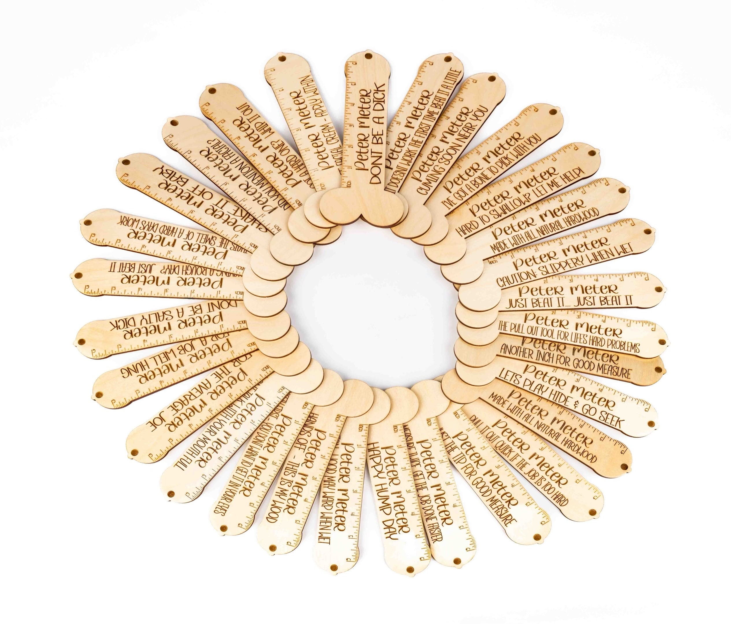 Peter Meter Ruler, Pun Intended, Adult Humor, Peter Meter, Gag Gifts ...