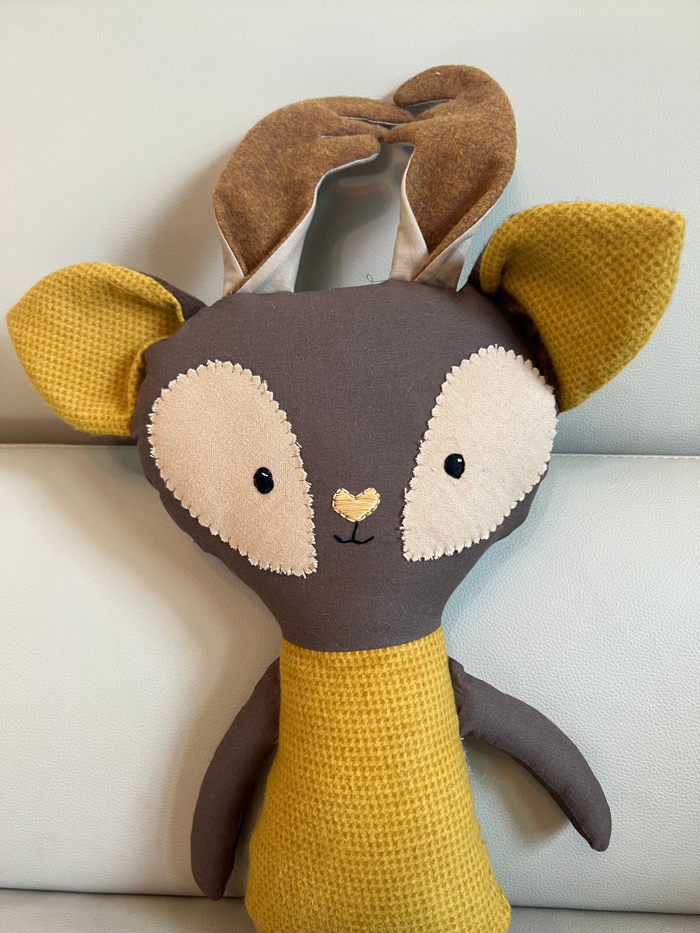 Deer Softie Doll, Nursery, Stuffed Deer, Made From Dolls and Daydreams ...