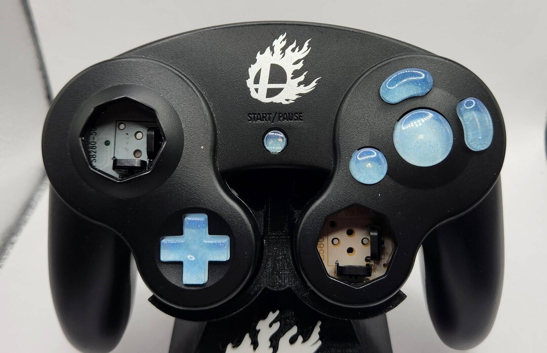 Glacial Shimmer Bald Gamecube Controller Buttons (abxy/start/d-pad) - Etsy