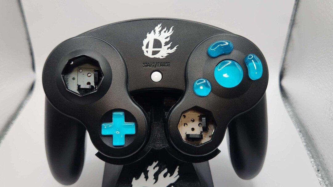 Aqua Bald Gamecube Controller Buttons (abxy/start/d-pad) - Etsy