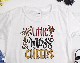 Little Miss Cheer Shirt - Etsy