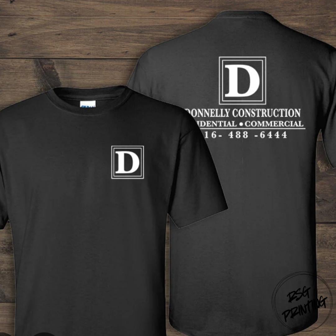 Custom Business Logo Work Shirt, Personalized Uniform Tee - Etsy