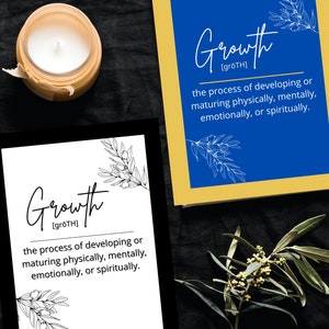 Growth Definition Art Print: Home Office Decor (digital Download) - Etsy