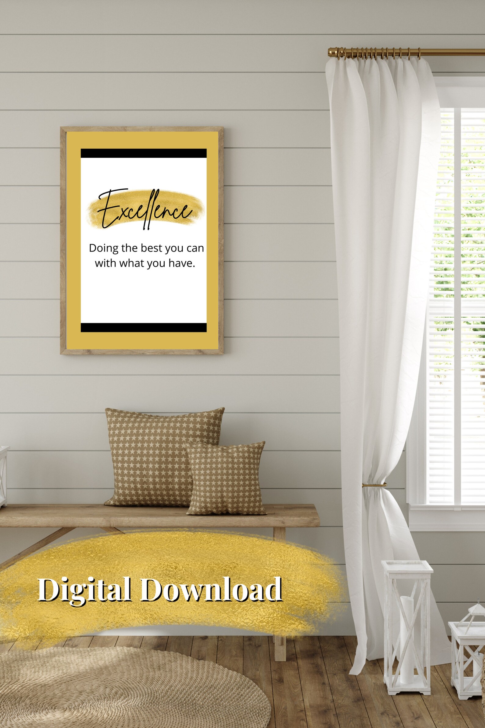 Excellence Definition Printable Wall Art Quotes About Life Definition ...