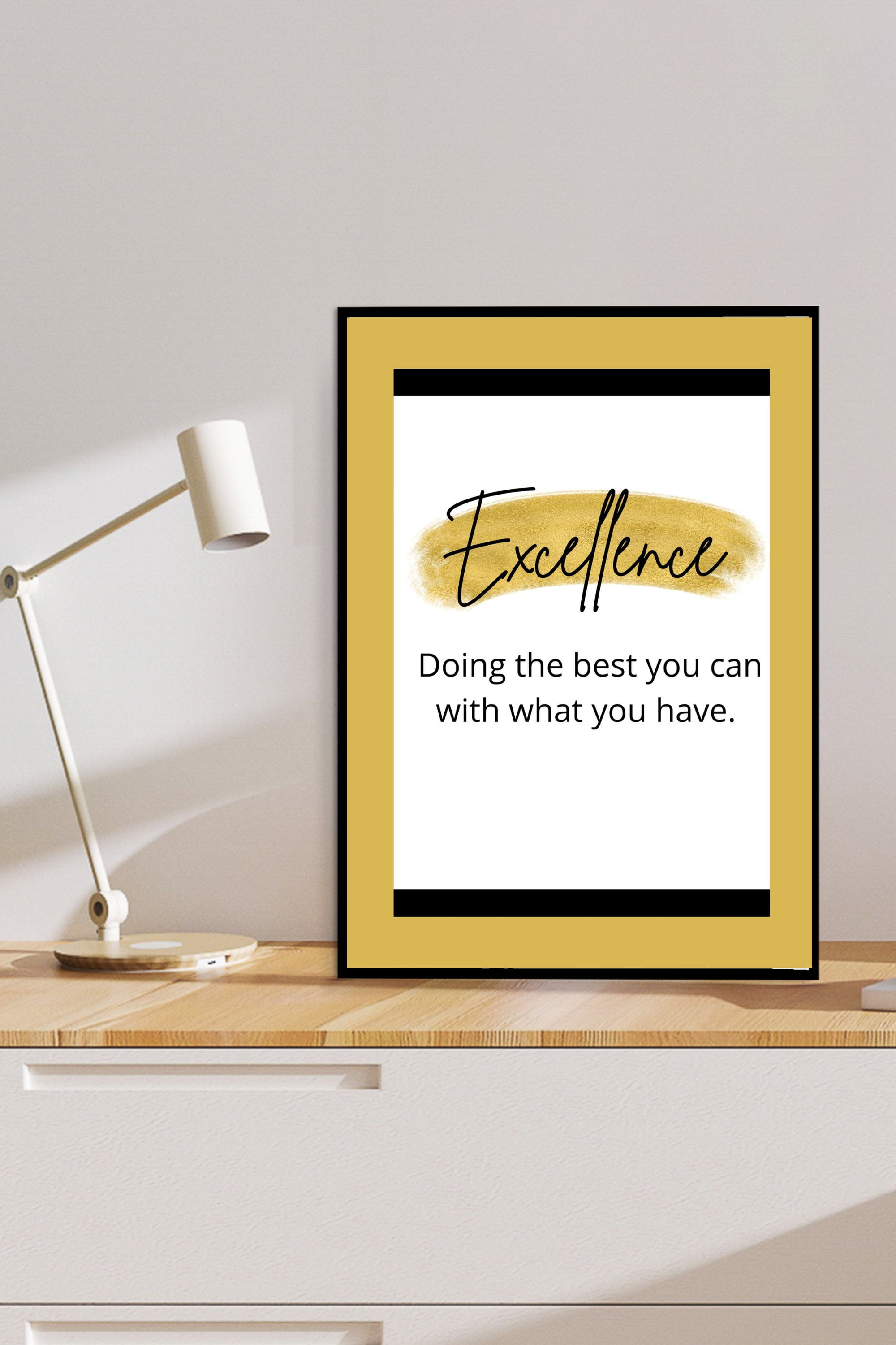 Excellence Definition Printable Wall Art Quotes About Life Definition ...