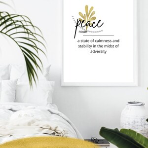 Peace Definition Printable | Positive Quotes for Life | Quotes About ...