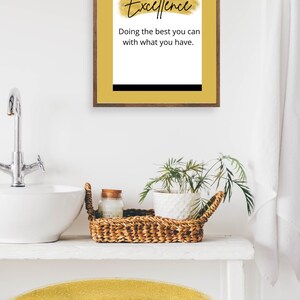 Excellence Definition Printable Wall Art | Quotes About Life ...