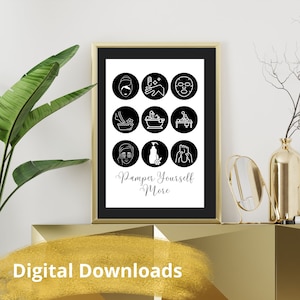 Body Positivity | Art for Massage Room | Pampering Gift for Women | Spa ...