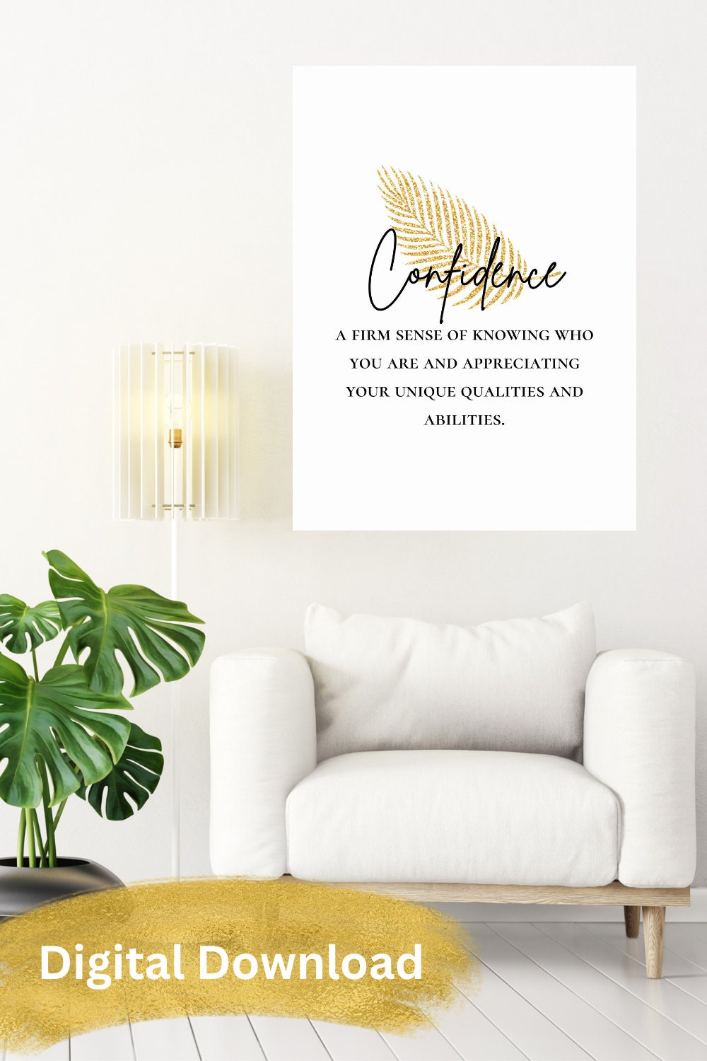 Confidence Definition Digital Wall Art Definition Printable Definition ...