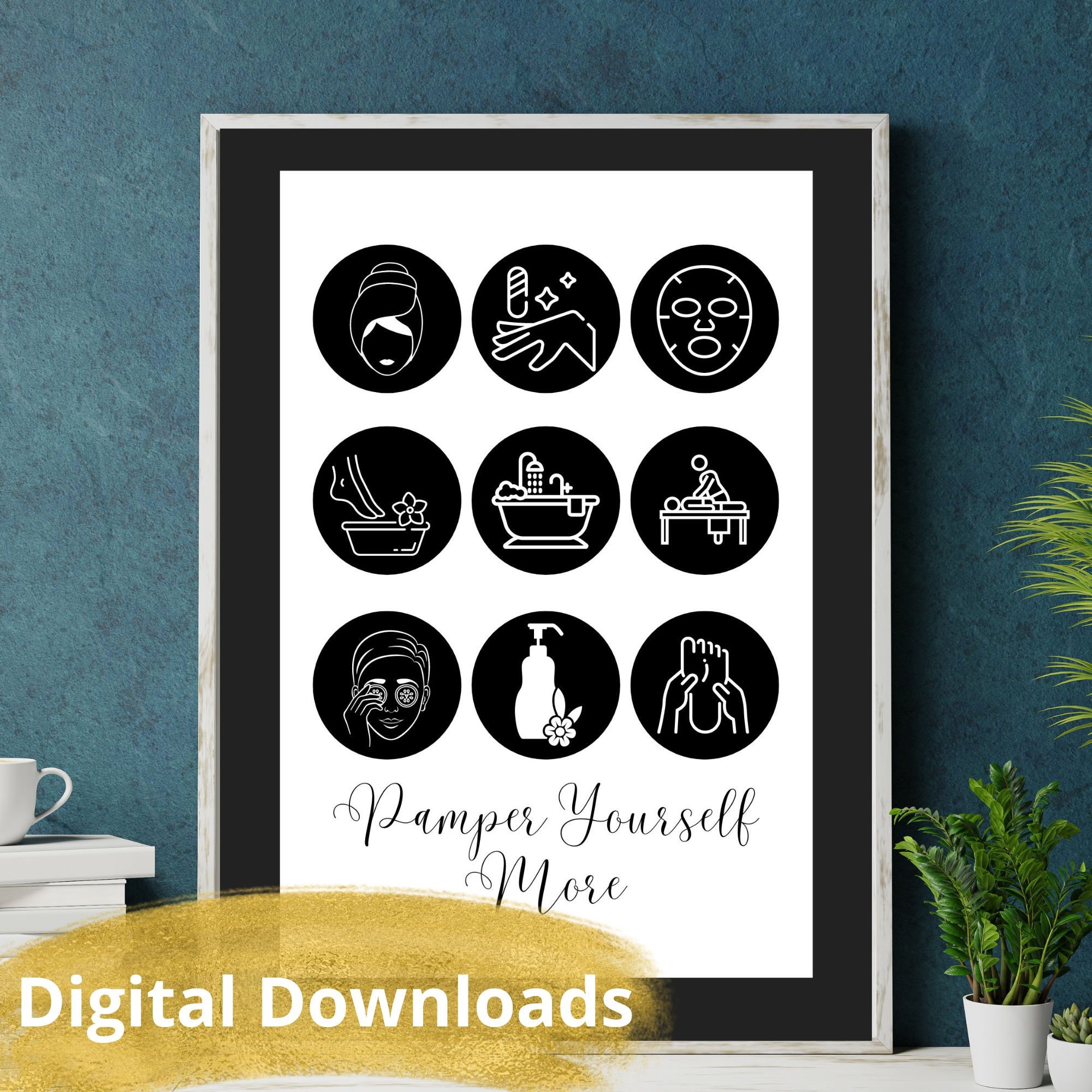 Body Positivity Art for Massage Room Pampering Gift for Women Spa Decor ...