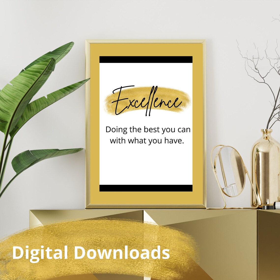 Excellence Definition Printable Wall Art Quotes About Life Definition ...