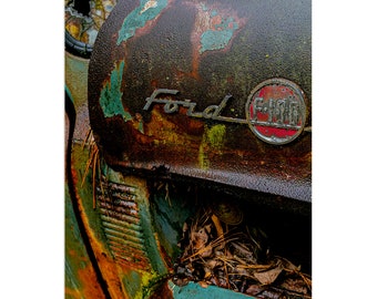 1956 Ford F100 Pickup Classic Automobile Watercolor Print - Etsy