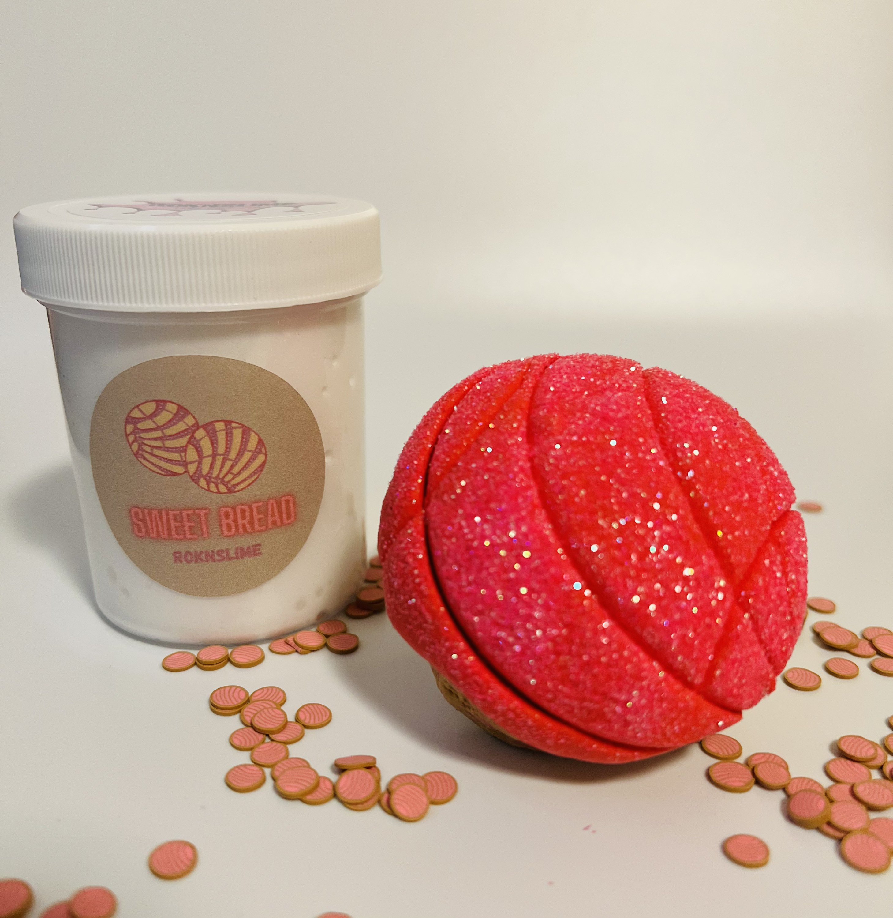 Sweet Bread Slime Slime DIY Slime Valentines Day Slime Concha Slime - Etsy