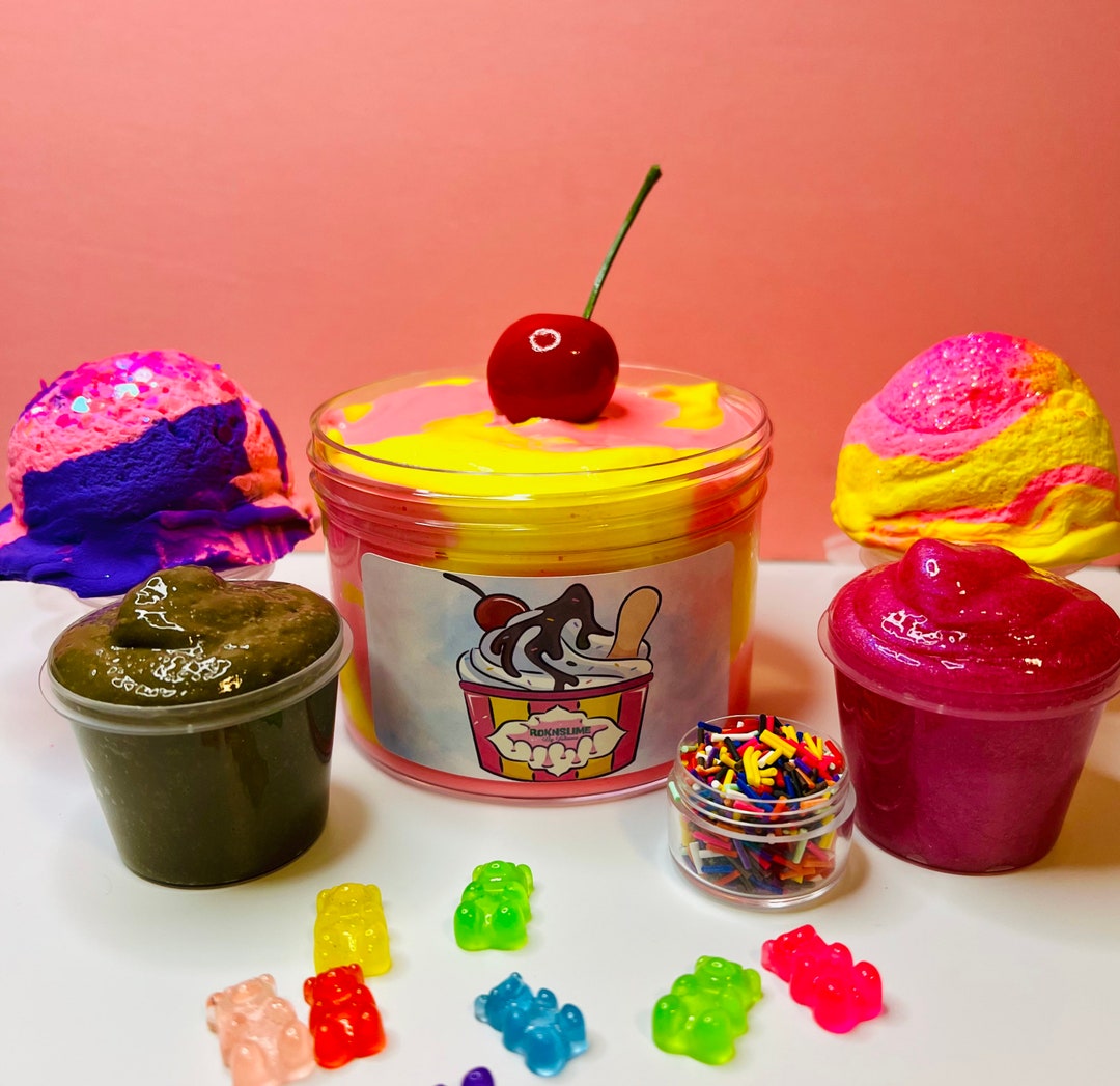 Ice Cream Slime Ice Cream Slime DIY Slime - Etsy