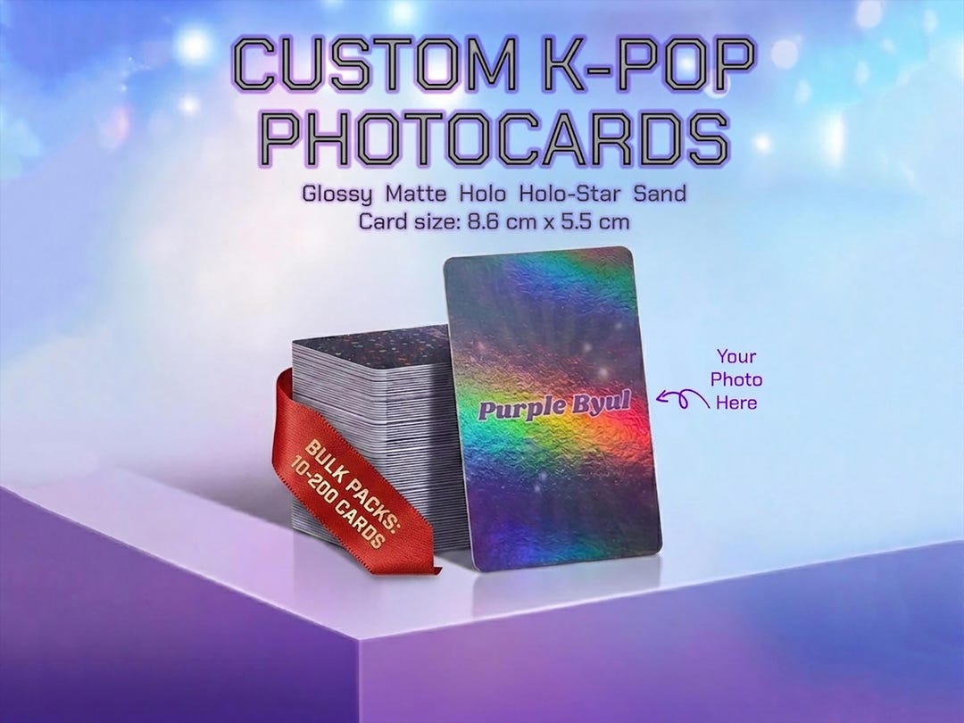 Custom Photocards With 10 to 200 Different Photos – Personalized Bulk ...