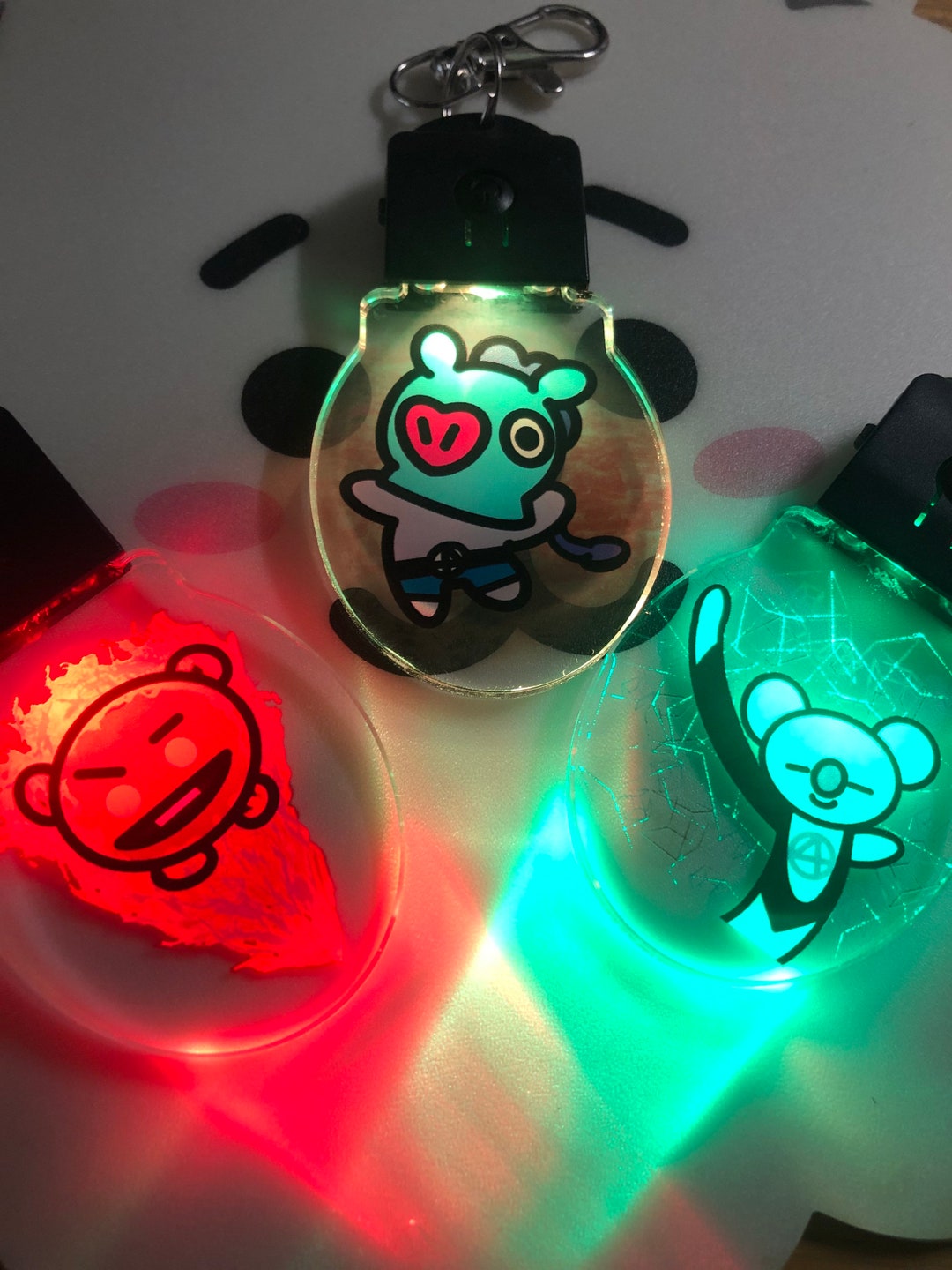 BT21 Rap Lineup X Fantastic Four Lightup Lightbulb Keychain - Etsy