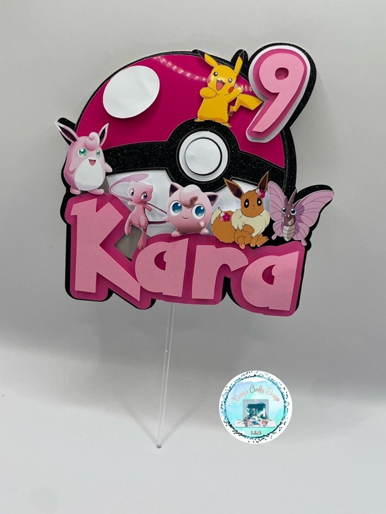 Pokemon Cake Topper - Etsy
