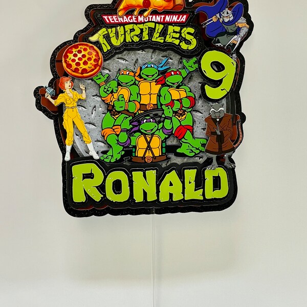 Ninja Turtles Cake Topper - Etsy
