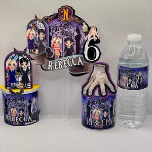 Wednesday Addams and Enid Cake Topper - Etsy