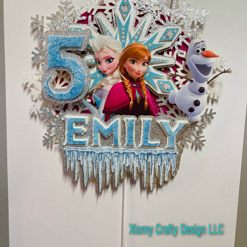 Elsa Cake Topper - Etsy