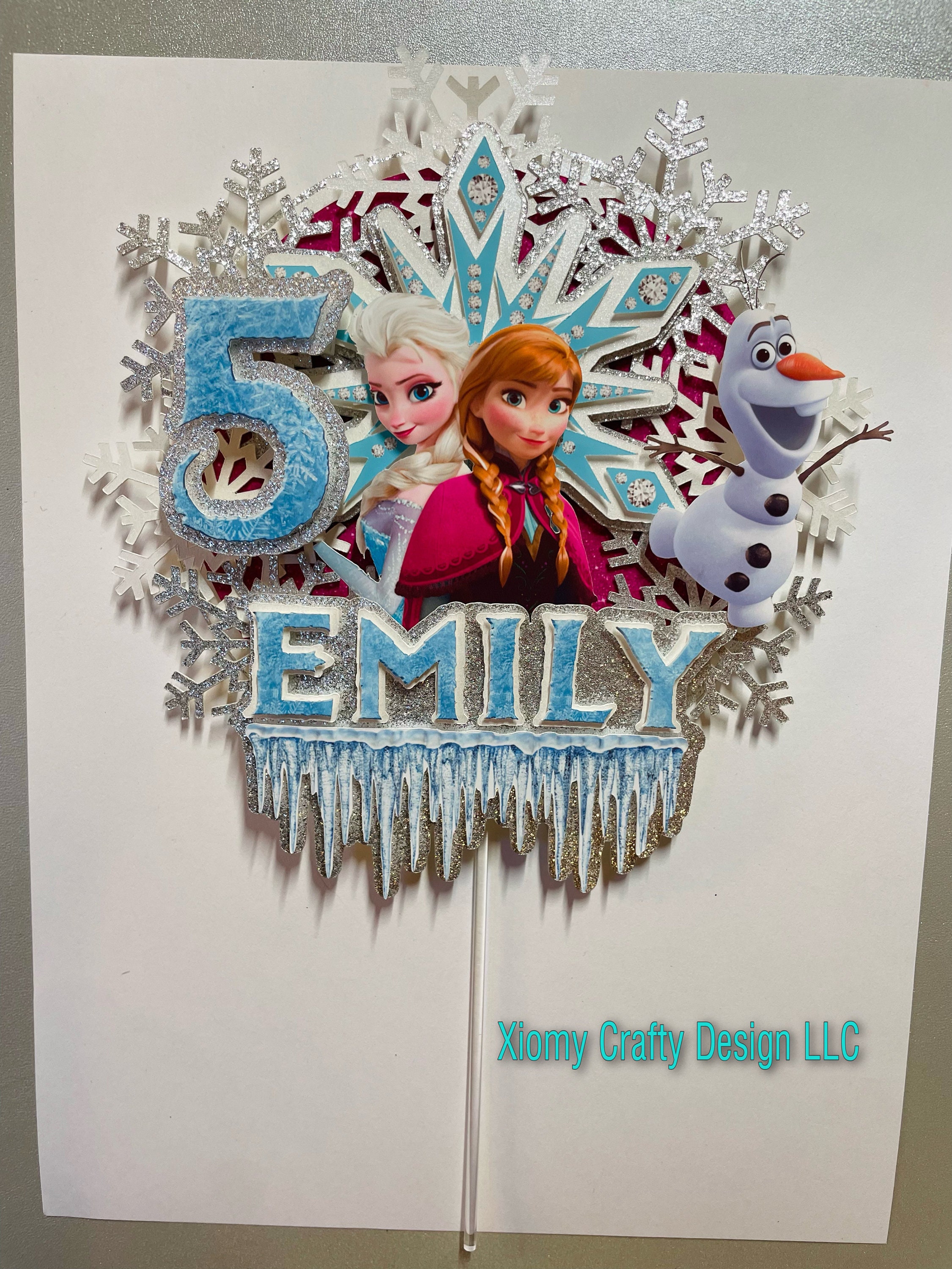 Elsa and Anna Frozen Cake Topper - Etsy