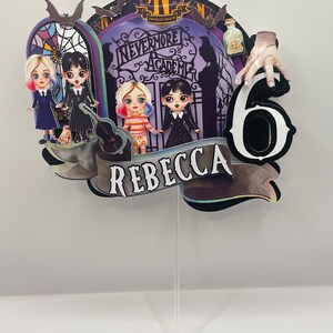 Wednesday Addams and Enid Cake Topper - Etsy