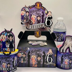 Wednesday Addams and Enid Cake Topper - Etsy