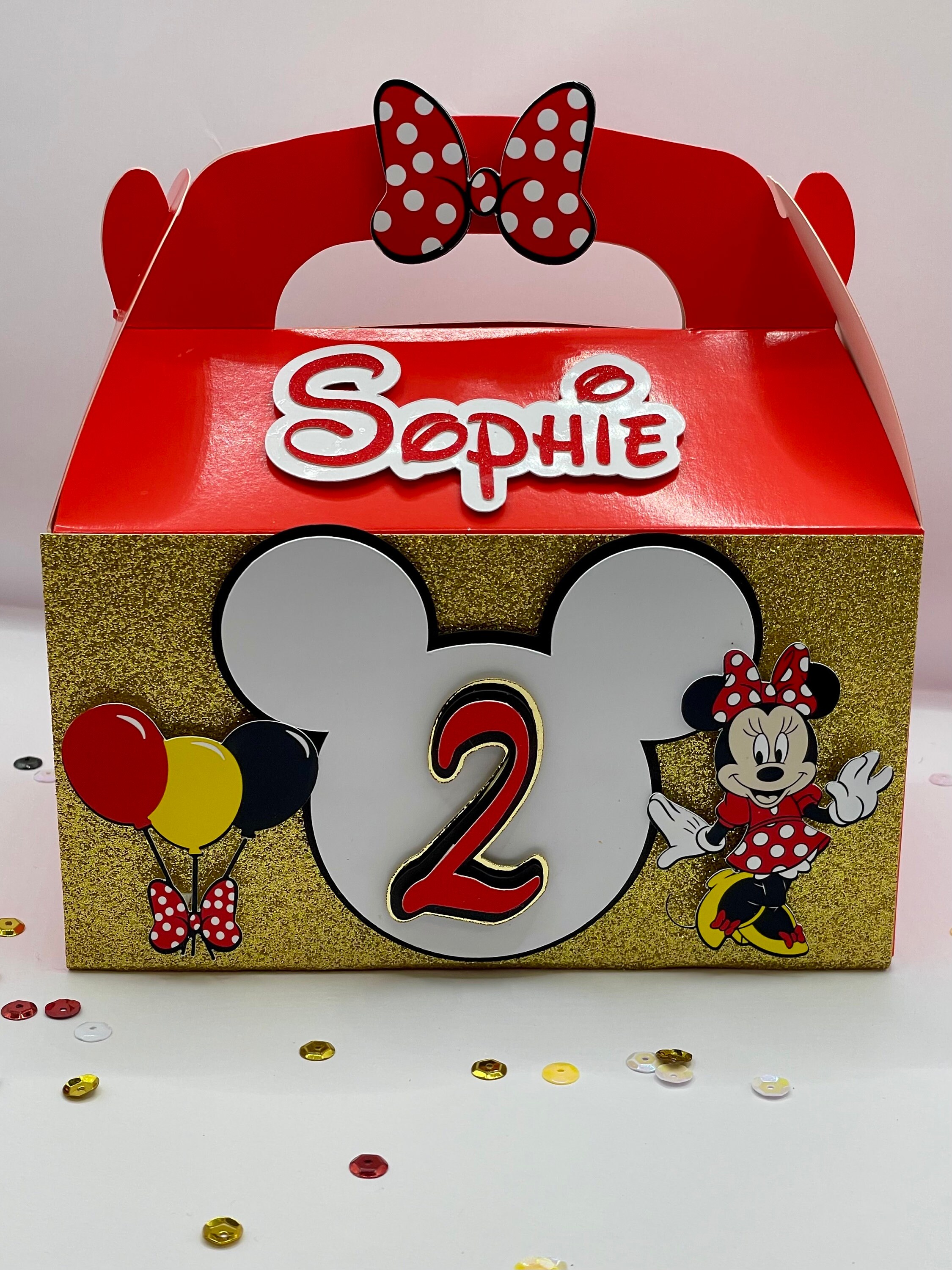 Minnie Mouse Party Favor Boxes - Etsy