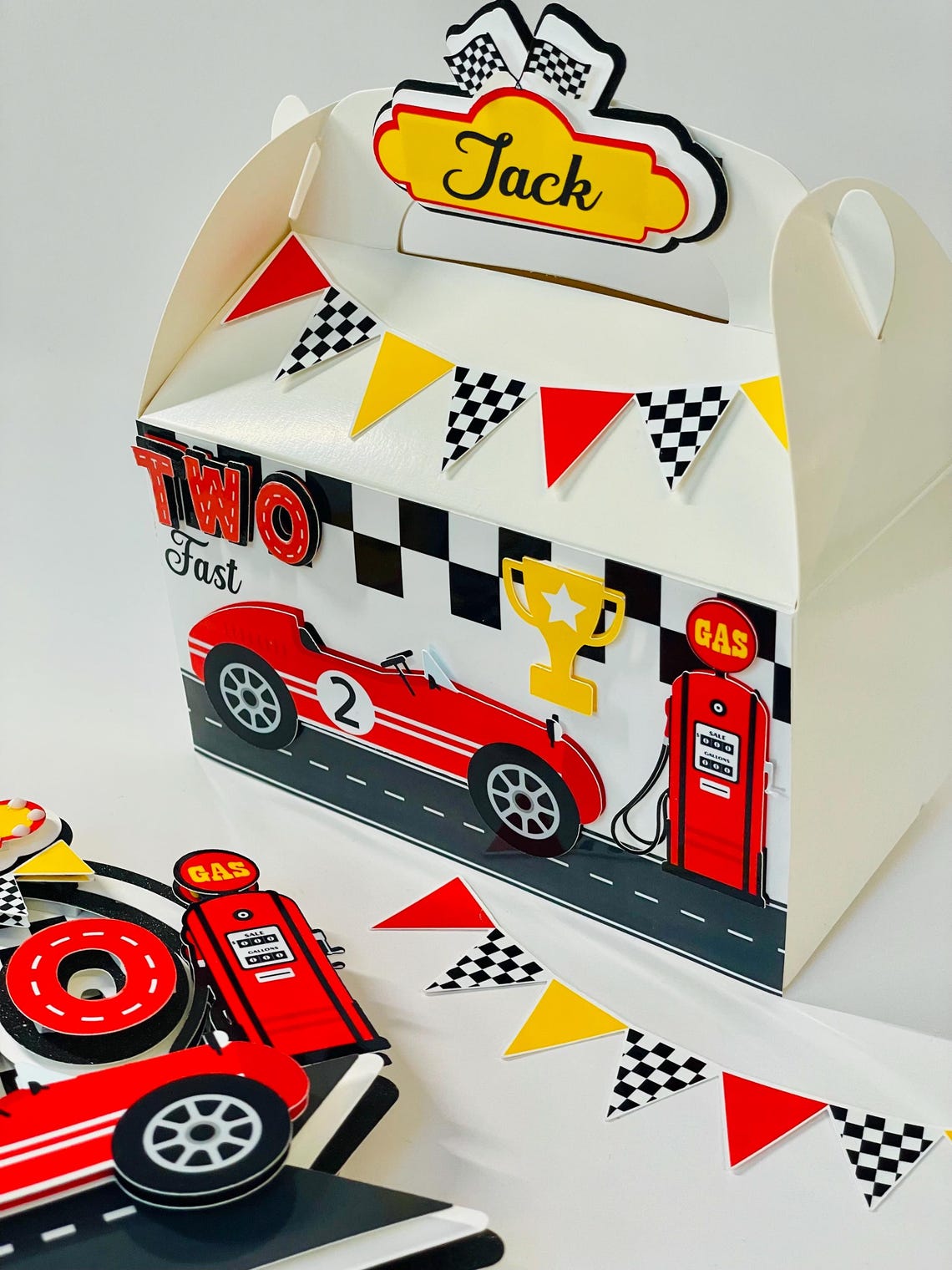 Two Fast Race Car Gable Boxes - Etsy