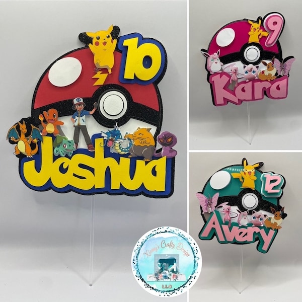 Pikachu Cake Topper - Etsy
