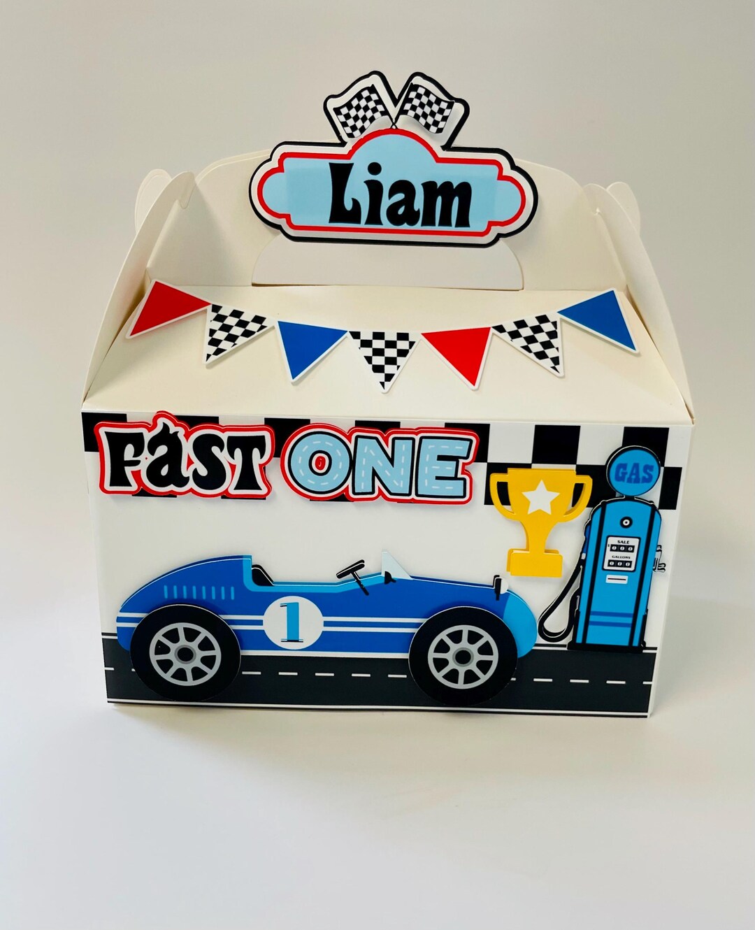 Fast One Race Car Gable Boxes - Etsy