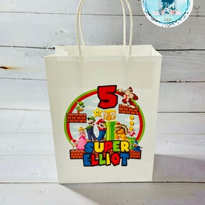 Super Mario Favor Bags - Etsy