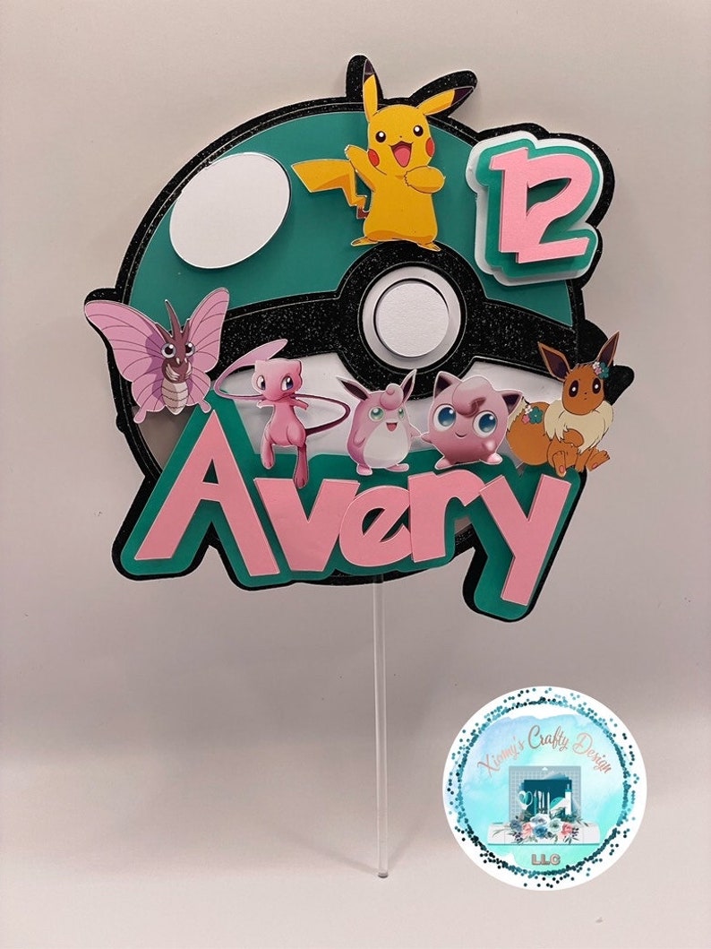Pokemon Cake Topper - Etsy